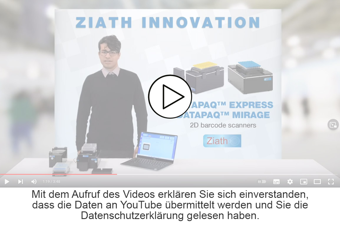 Mirage 2D Code Rackscanner mit DP-5 Software | Barcode Scanner | Biobanking | Laborgeräte ...