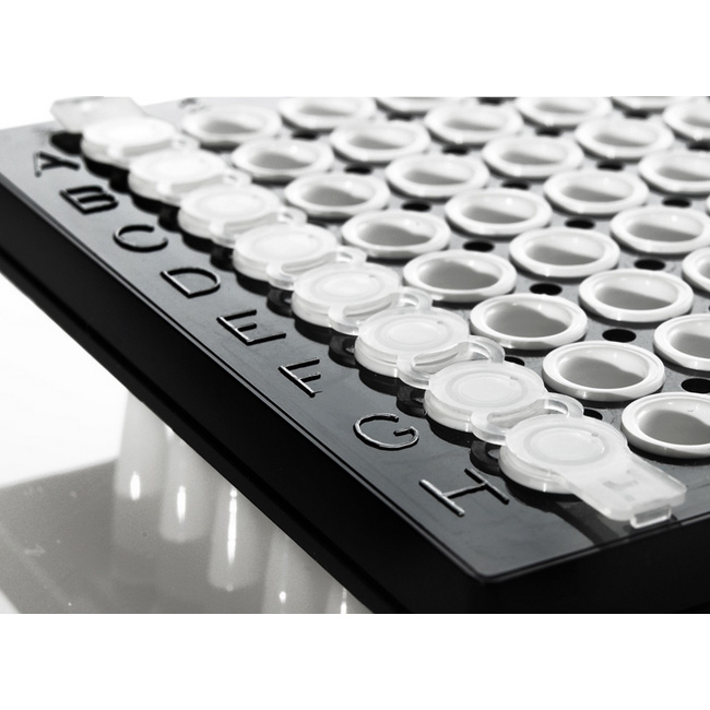 Strips of 8 Flat Optical Caps | PCR Deckelstreifen | PCR Consumables ...